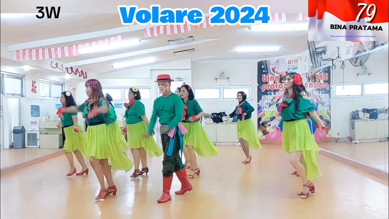 VOLARE 2024-Line Dance| Bina Pratama|ch:Roro Line Dance & Roosamekto Mamek|Volare-Esteriore ...