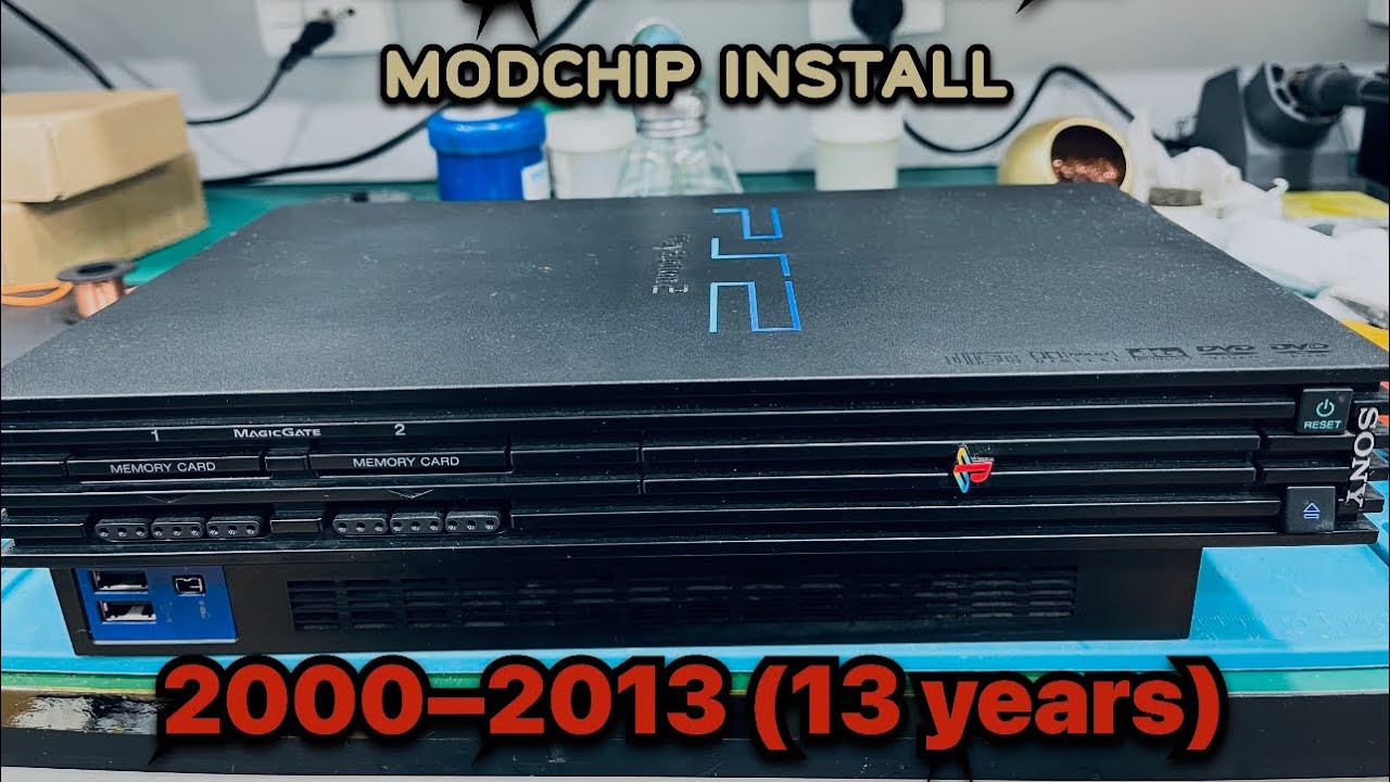 PlayStation 2 Modchip Install/PlayStation Repair - YouTube