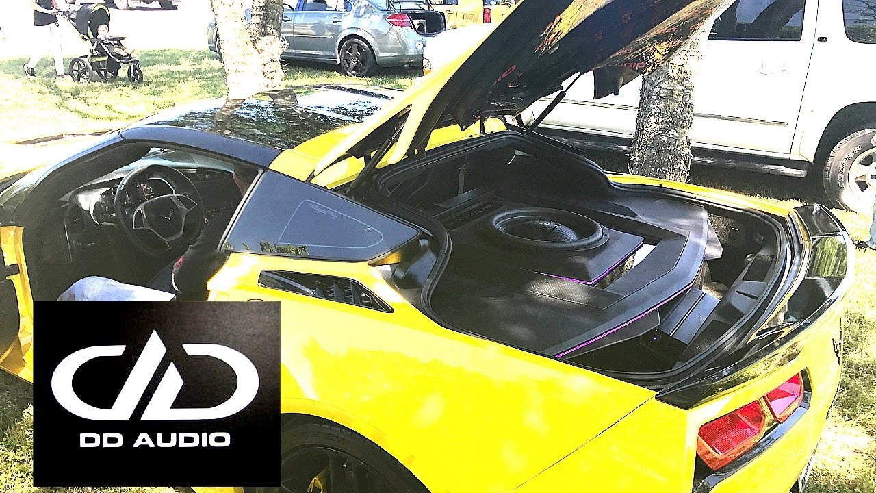 1 DD Z3 15" - DD M3C - LOUD & HUGE FLEX In a Corvette C7 ! HD! - YouTube