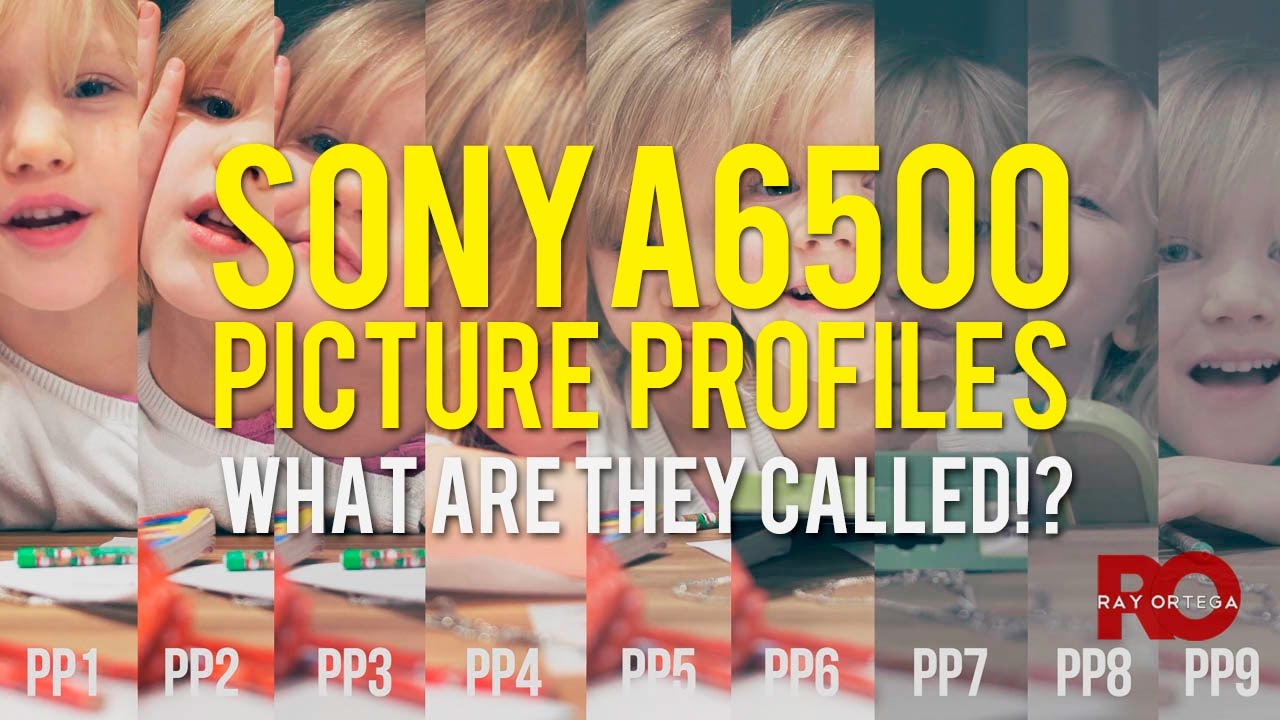 Sony a6500 and a6300 Picture Profiles - What Are Their Names? - YouTube