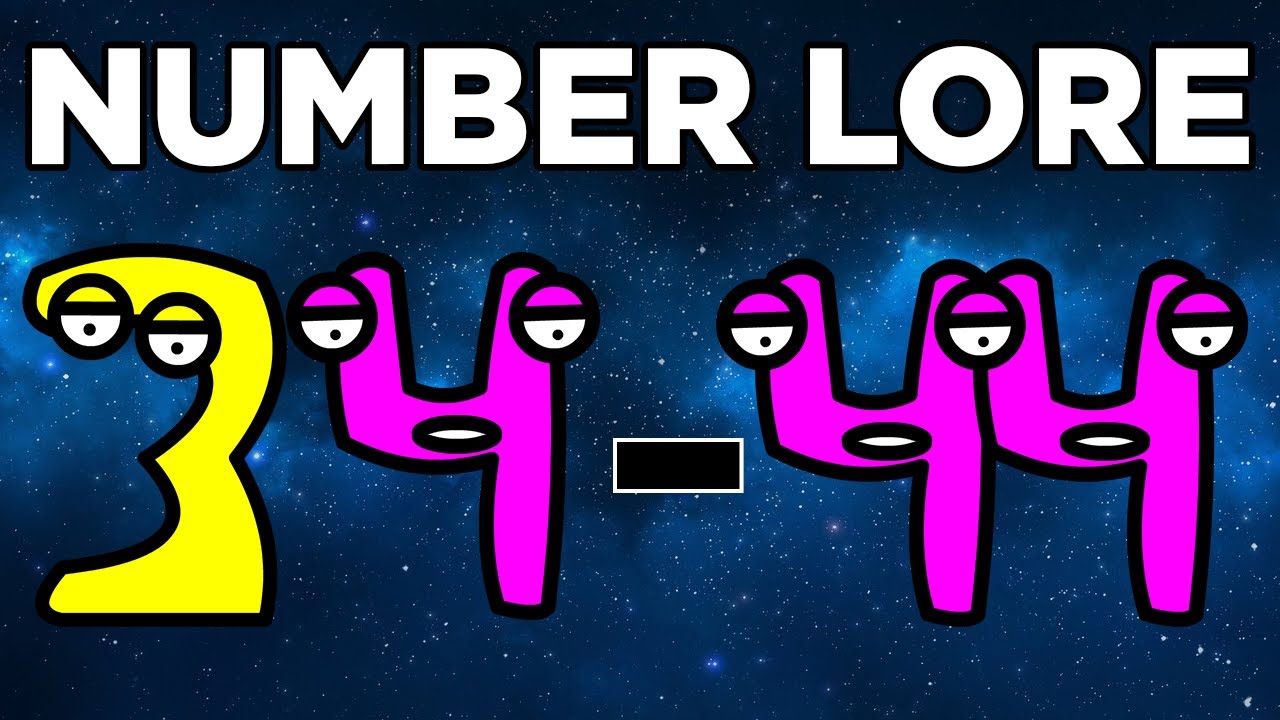 NUMBER LORE 34-44 | Alphabet Lore - YouTube