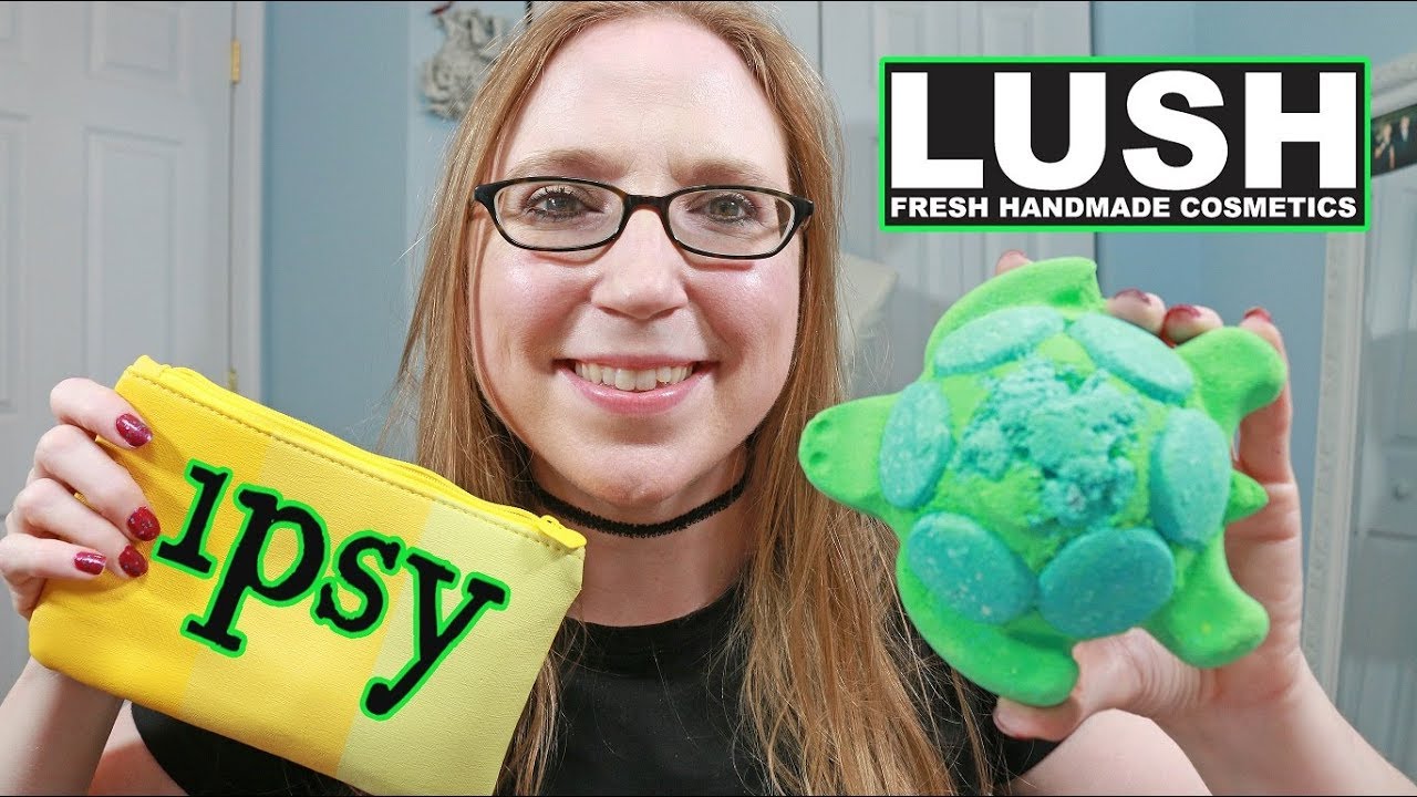 IPSY June 2018 Unboxing / Unbagging + Lush TURTLE Jelly Bath Bombs ...