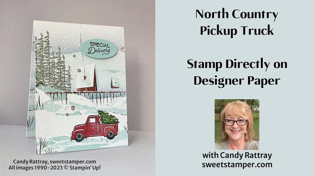 North Country Red Pickup Truck Christmas Card - YouTube