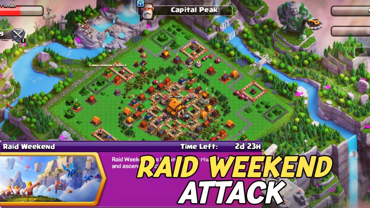 Raid Weekend Attack | Clash Of Clans - YouTube
