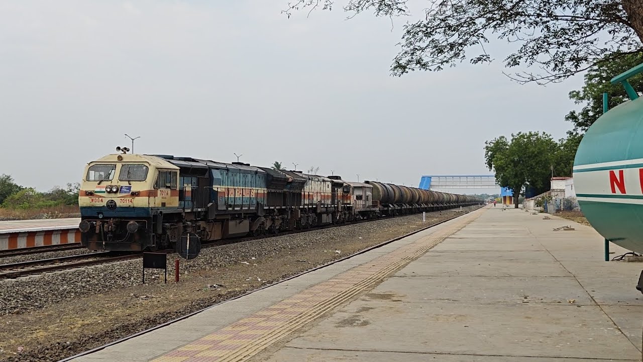 High speed WDG-4 twins with a BTPN load through Limbgaon - YouTube