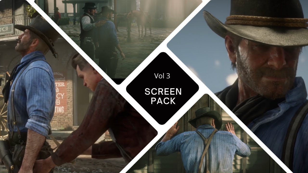 Arthur Morgan Screen Pack | For Editing | Vol. 3 🤠 #rdr2 - YouTube