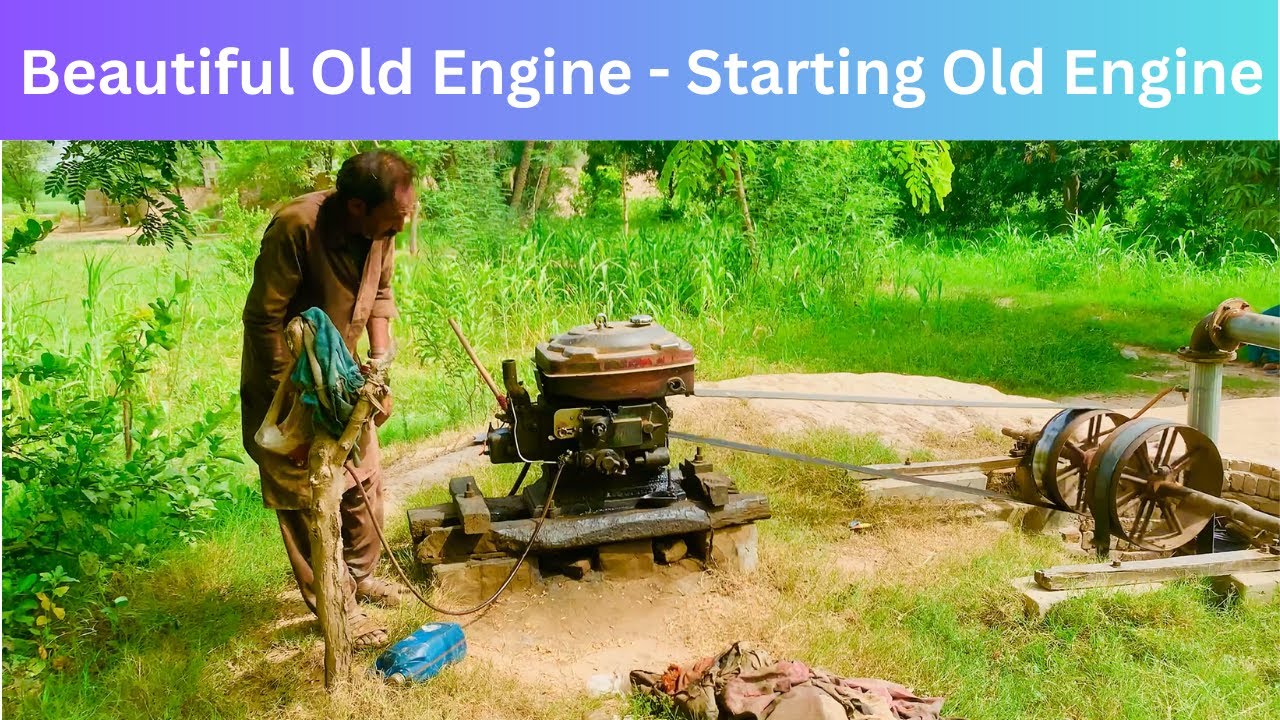 Old Engine Start | Oil Engine Startup | Peter engine - YouTube