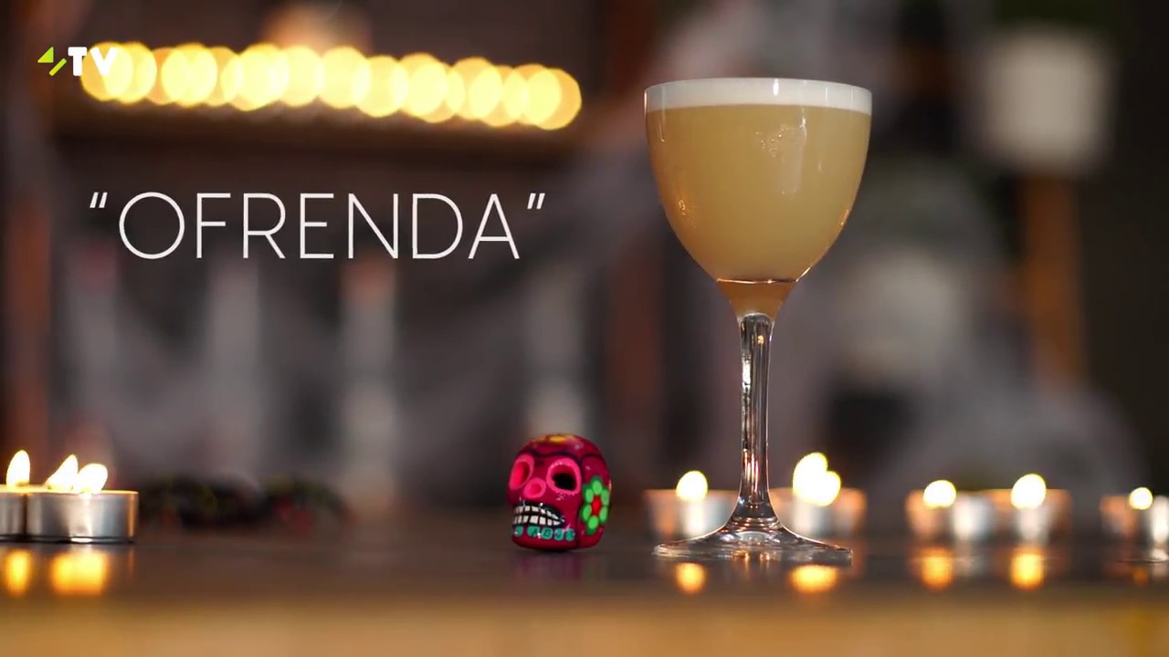 "Ofrenda": Halloween cocktail idea for a bar! - YouTube