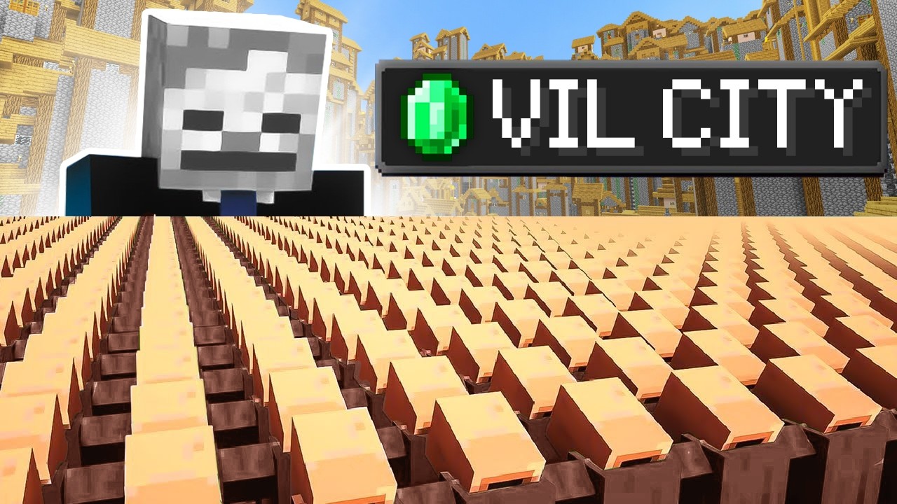 I Went to The VILLAGER CAPITAL of Minecraft - YouTube