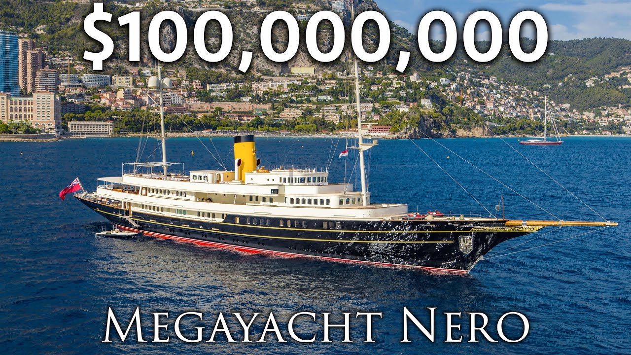 $100 Million Yacht Tour : 297 ft Superyacht Nero - YouTube