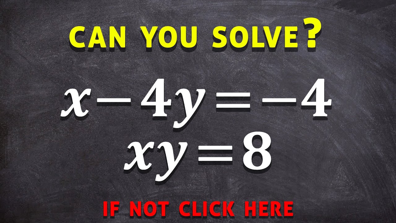 You should know this easy solution trick! | Math Olympiad Problem ...