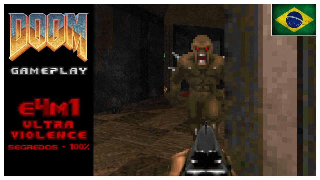 DOOM (1993) - HELL BENEATH (e4m1) - PT-BR - YouTube