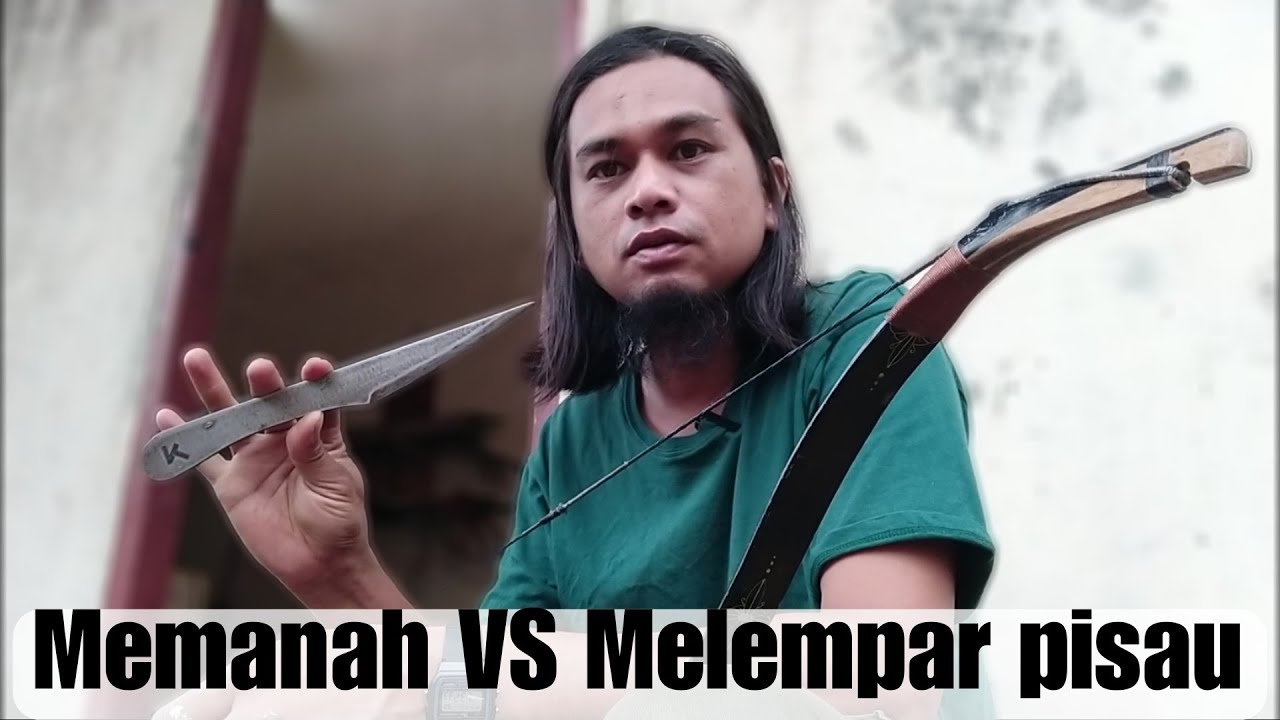 Memanah VS melempar pisau, lebih sulit mana? - YouTube