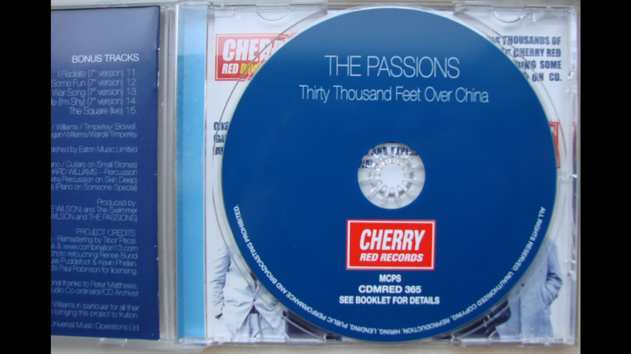 The Passions - Thirty Thousand Feet Over China (track 01) - YouTube