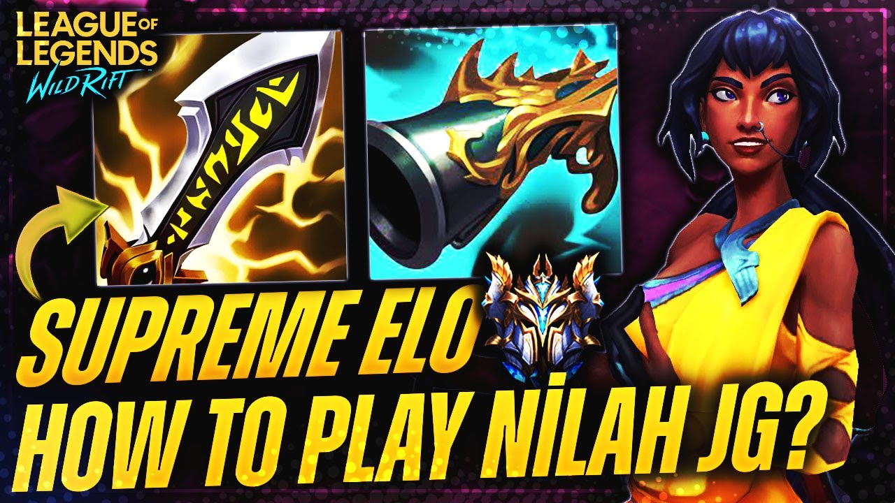 WILD RIFT: NILAH JUNGLE SOVEREIGN RANK GAMEPLAY - YouTube