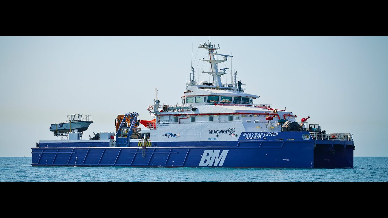 56m - Catamaran Crewboat - Bhagwan Dryden - designed by Incat Crowther ...