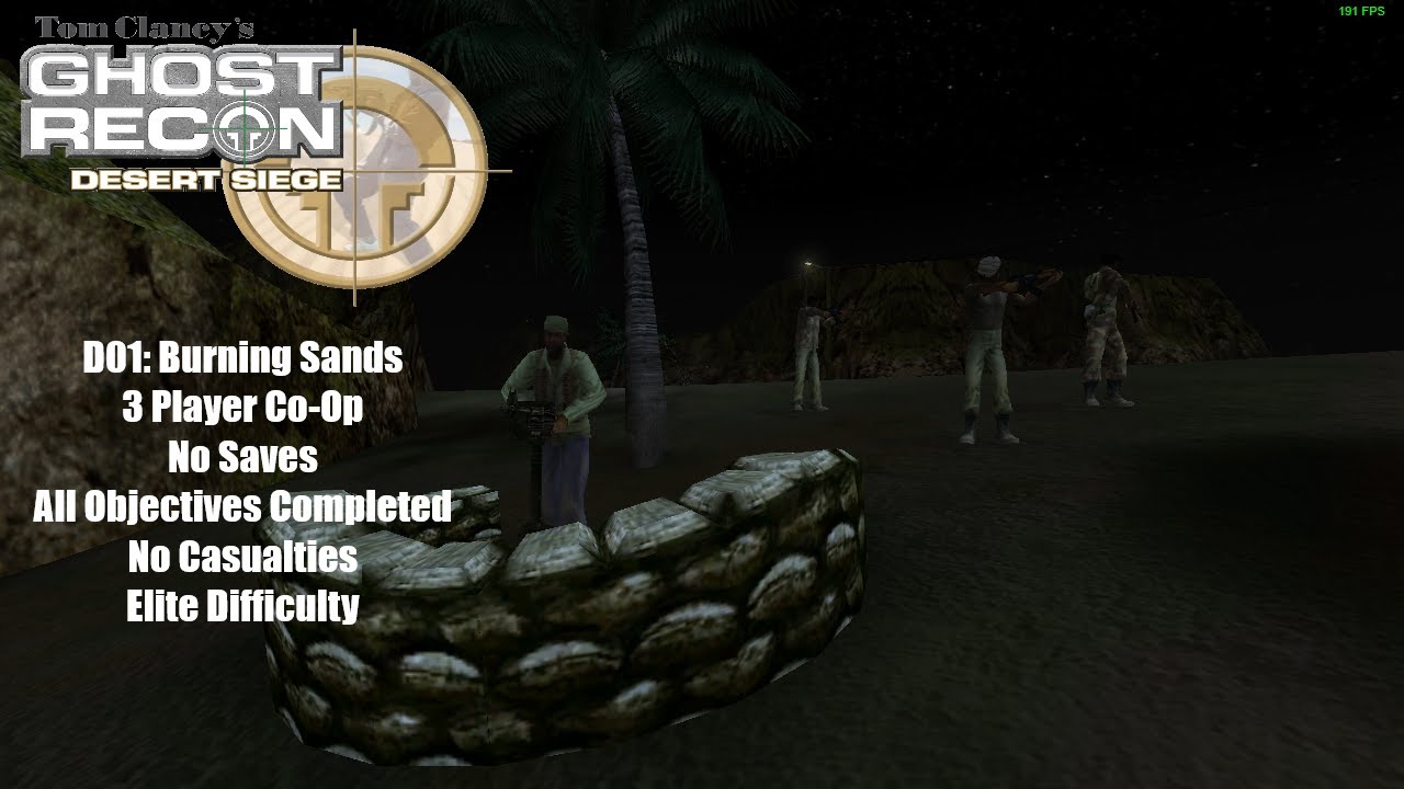 Ghost Recon: Desert Siege (2002): D01 Burning Sands Co-Op (Elite ...