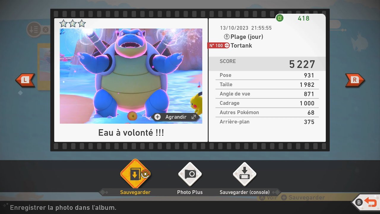 Blastoise 3☆ 5227 - New Pokémon Snap - YouTube