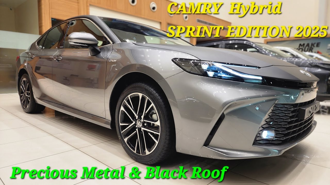 CAMRY SPRINT EDITION 2025 / PRECIOUS METAL AND BLACK ROOF / #trending # ...