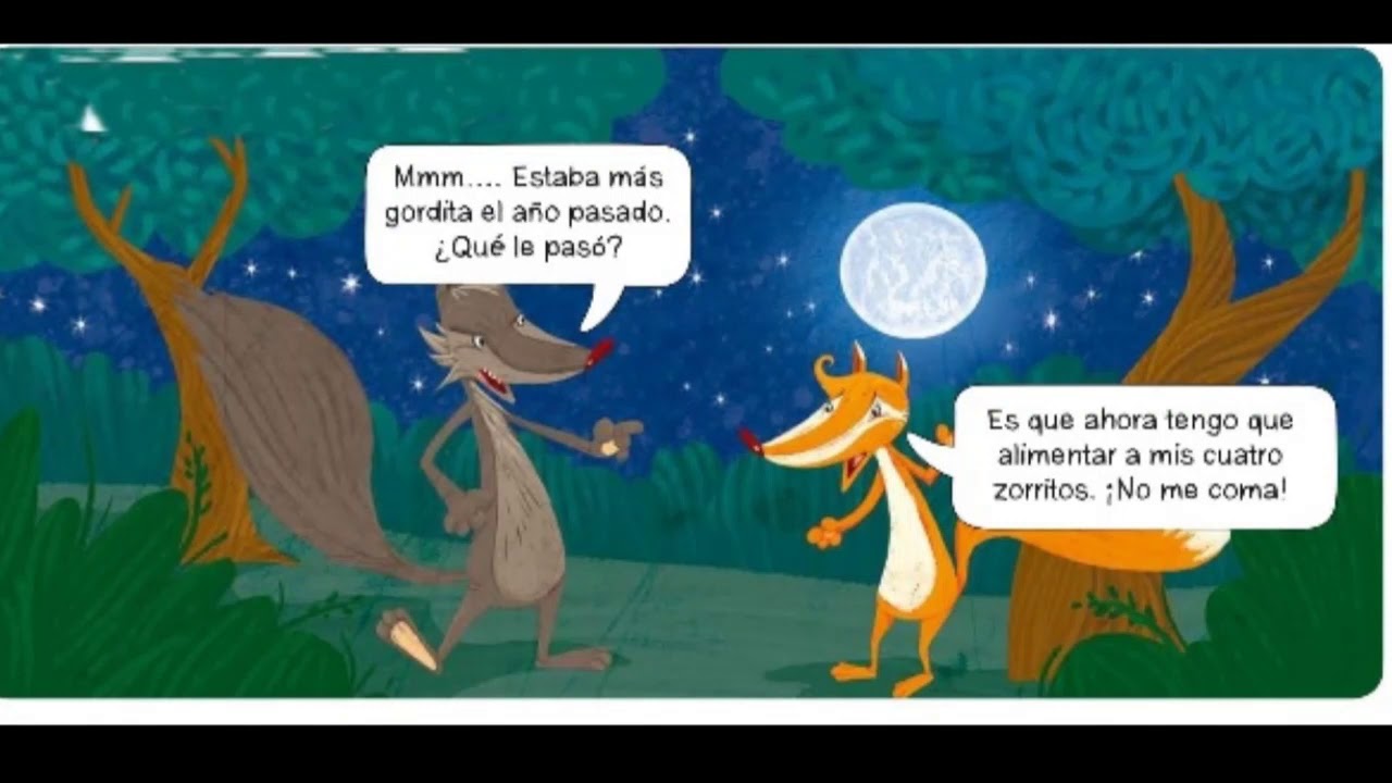 EL LOBO QUE CREYÓ QUE LA LUNA ERA UN QUESO - YouTube