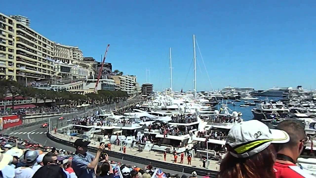 Formula 1 Monaco GP 2013 from K3 Row Z Seat 22 - YouTube