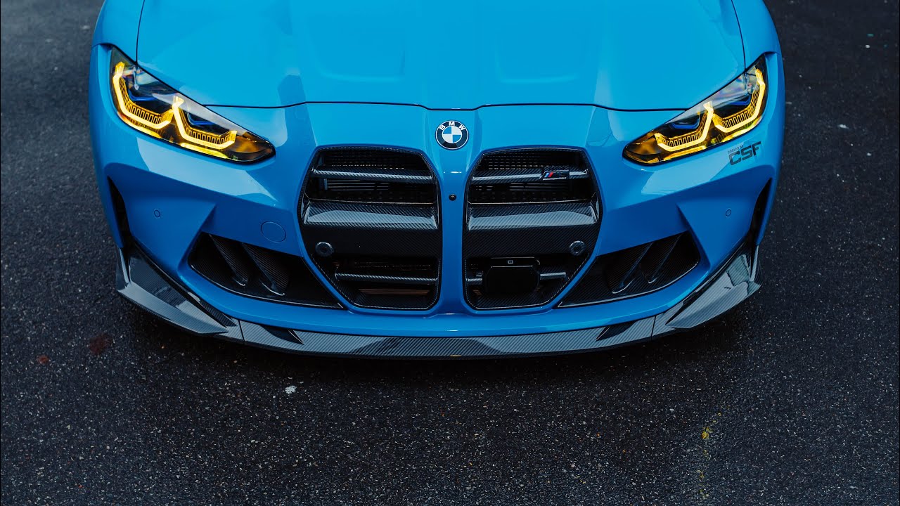 INSTALL GUIDE: MHC+ BMW M3/M4 SP2 FRONT SPLITTER - YouTube