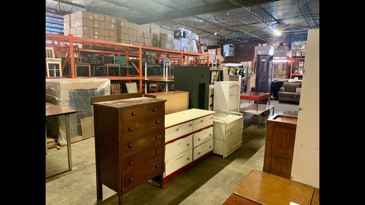 2 Small Wooden Items | Atlanta Furniture Bank [HAUL] Part 04b - YouTube