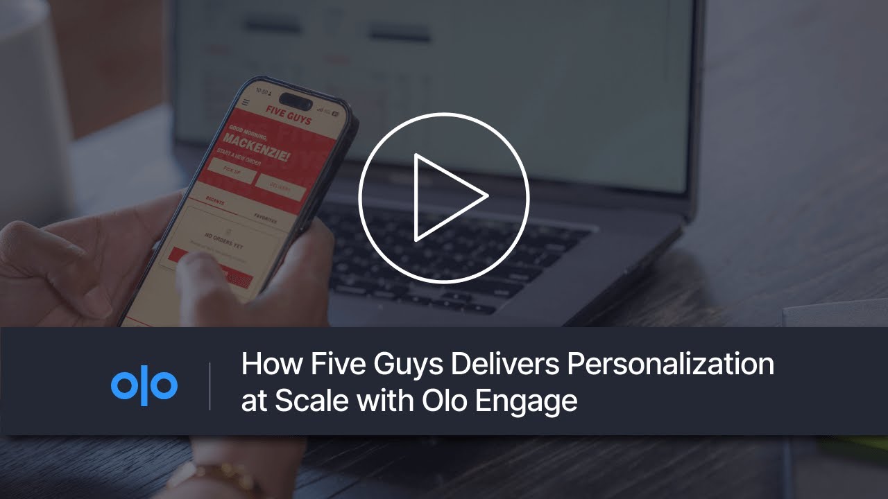 How Five Guys Delivers Personalization at Scale with Olo Engage - YouTube