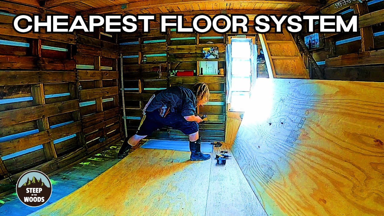 Building a Simple Floor that's Insulated & Waterproof - Tiny Pallet ...