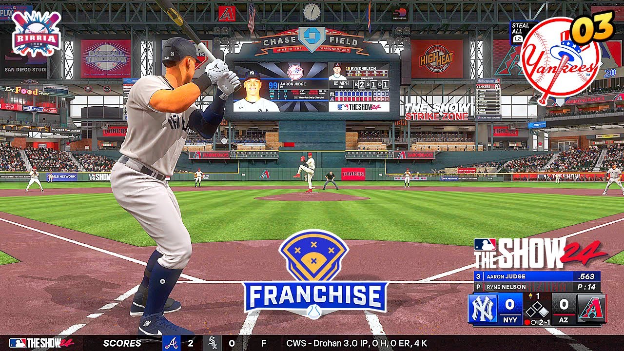 MLB The Show 24 New York Yankees vs Arizona Diamondbacks | Spectacular ...