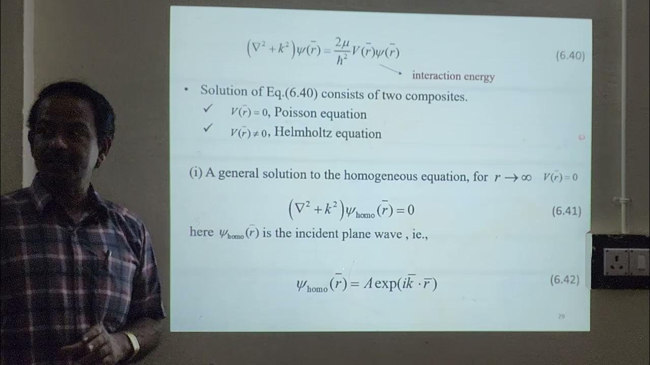New L.6.2 Born approximation - Validity of Born approximation (Part 1) - YouTube