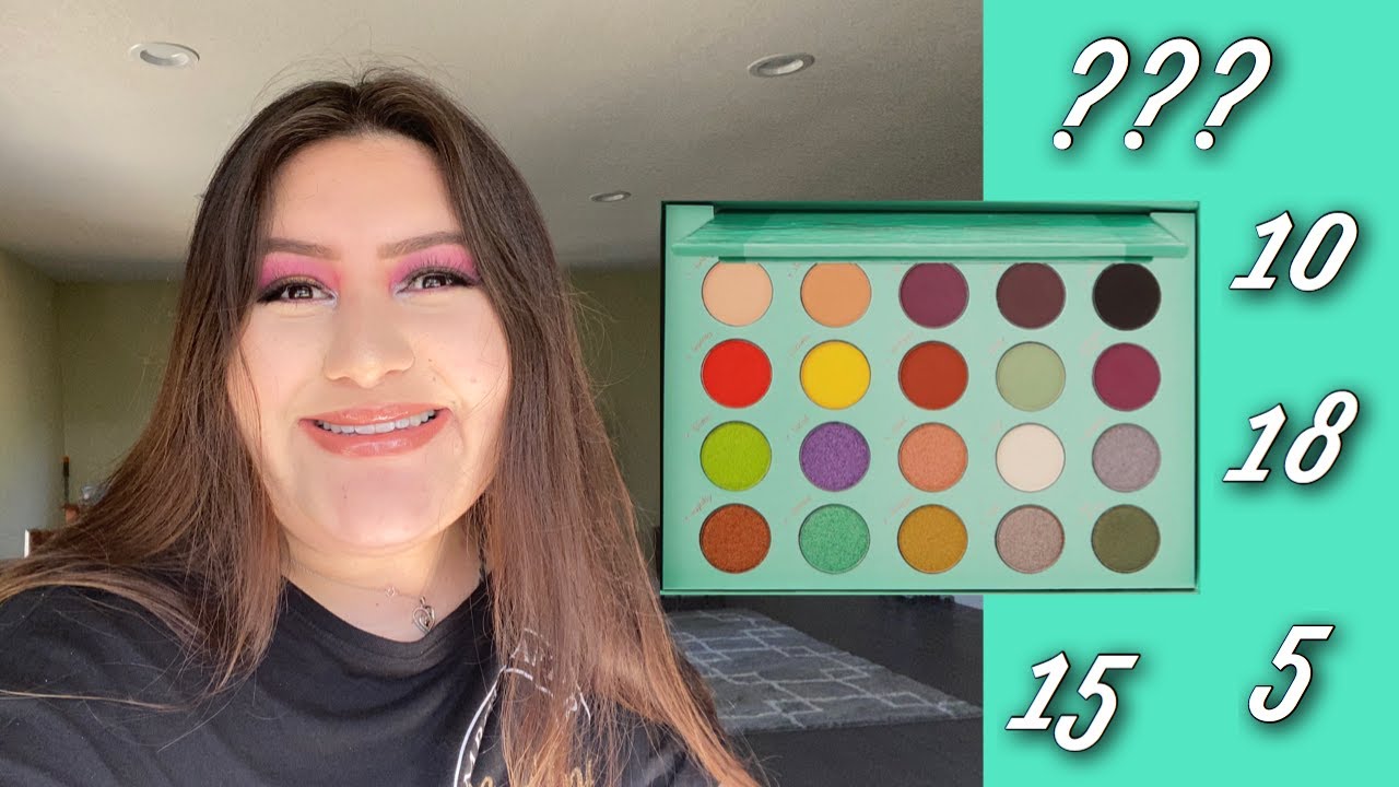 RANDOM NUMBERS PICK MY EYE SHADOW CHALLENGE - YouTube