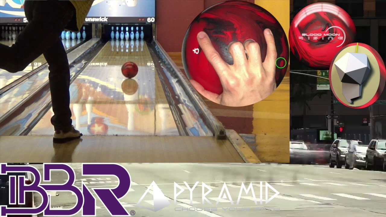 Pyramid Blood Moon Rising Bowling Ball Reaction Video by Nick Pollak ...