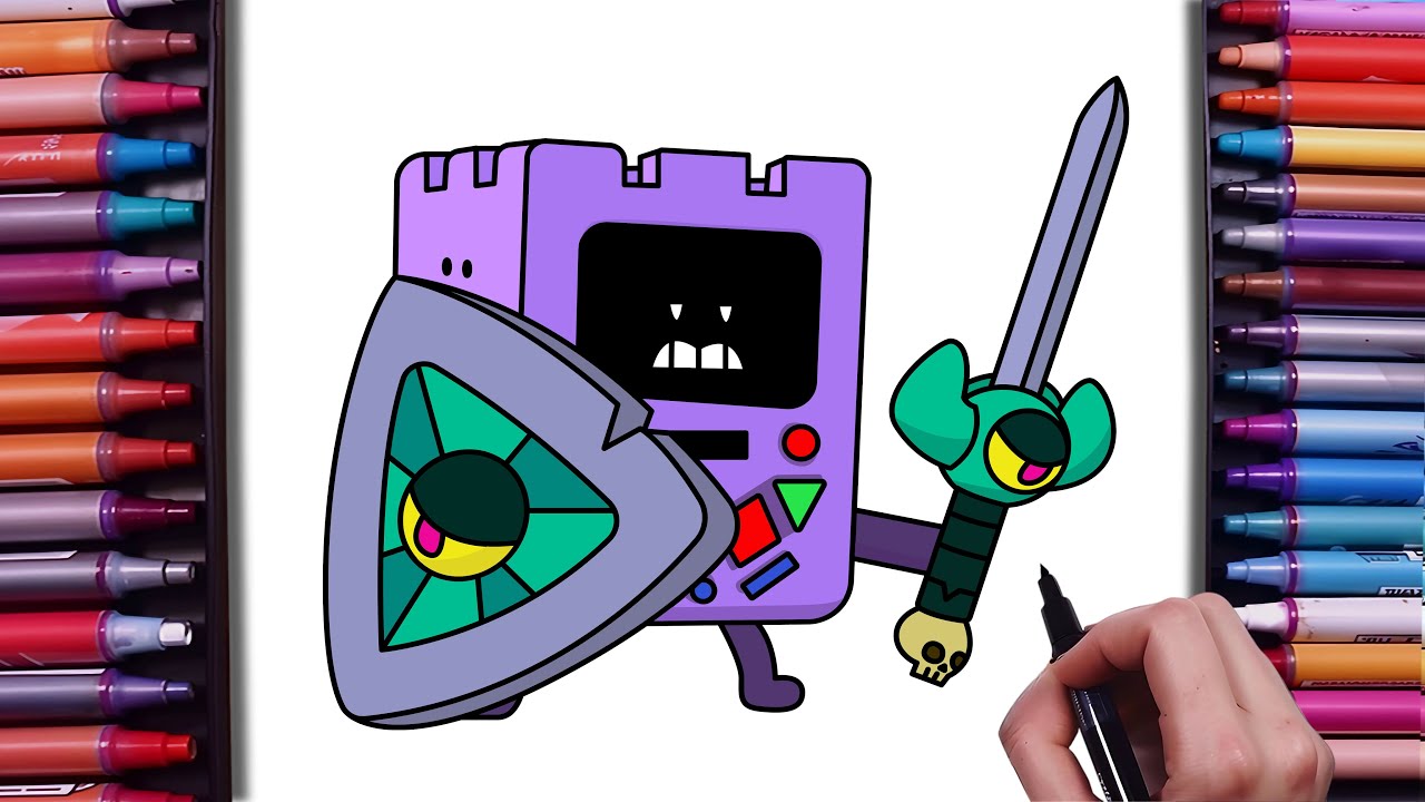 How to Draw Ash Boy From Brawl Stars | New Ash Skin - YouTube