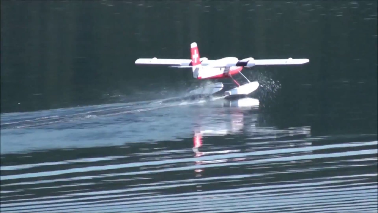 RC Model seaplane Fagernes camping 2017 - YouTube