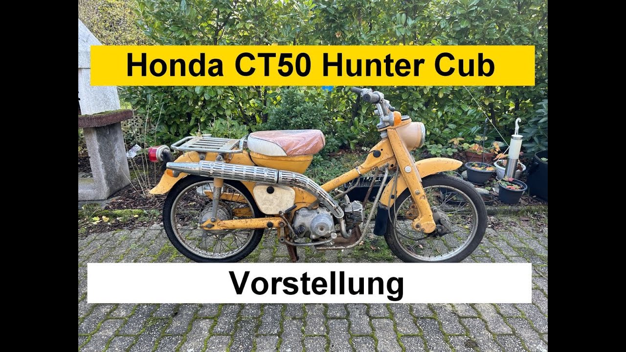 Honda CT50 Hunter Cub ホンダ ハンターカブ 1968 1. Vorstellung - YouTube