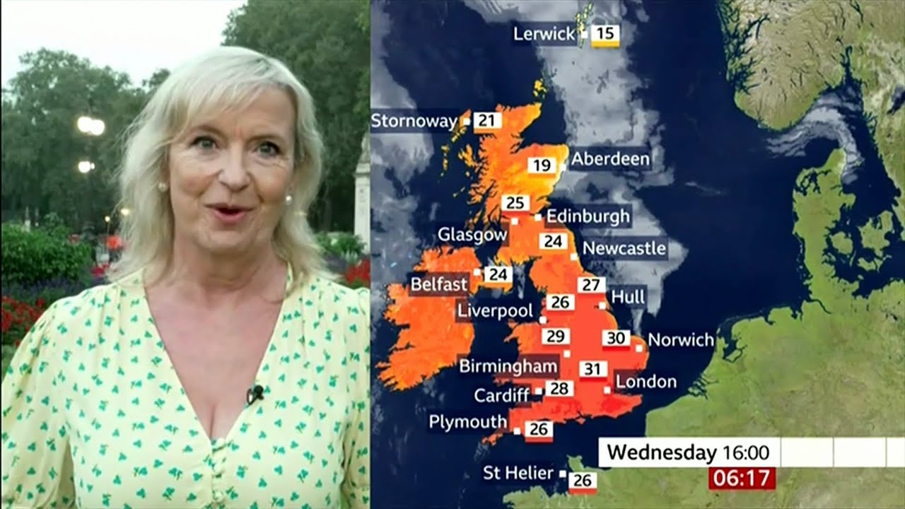 BBC Breakfast weather : Carol at Saint James’s park the temperature 17c ...