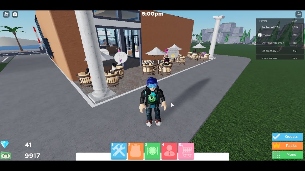 I got a new Outdoor Expansion for my restaurant in Roblox!!! - YouTube