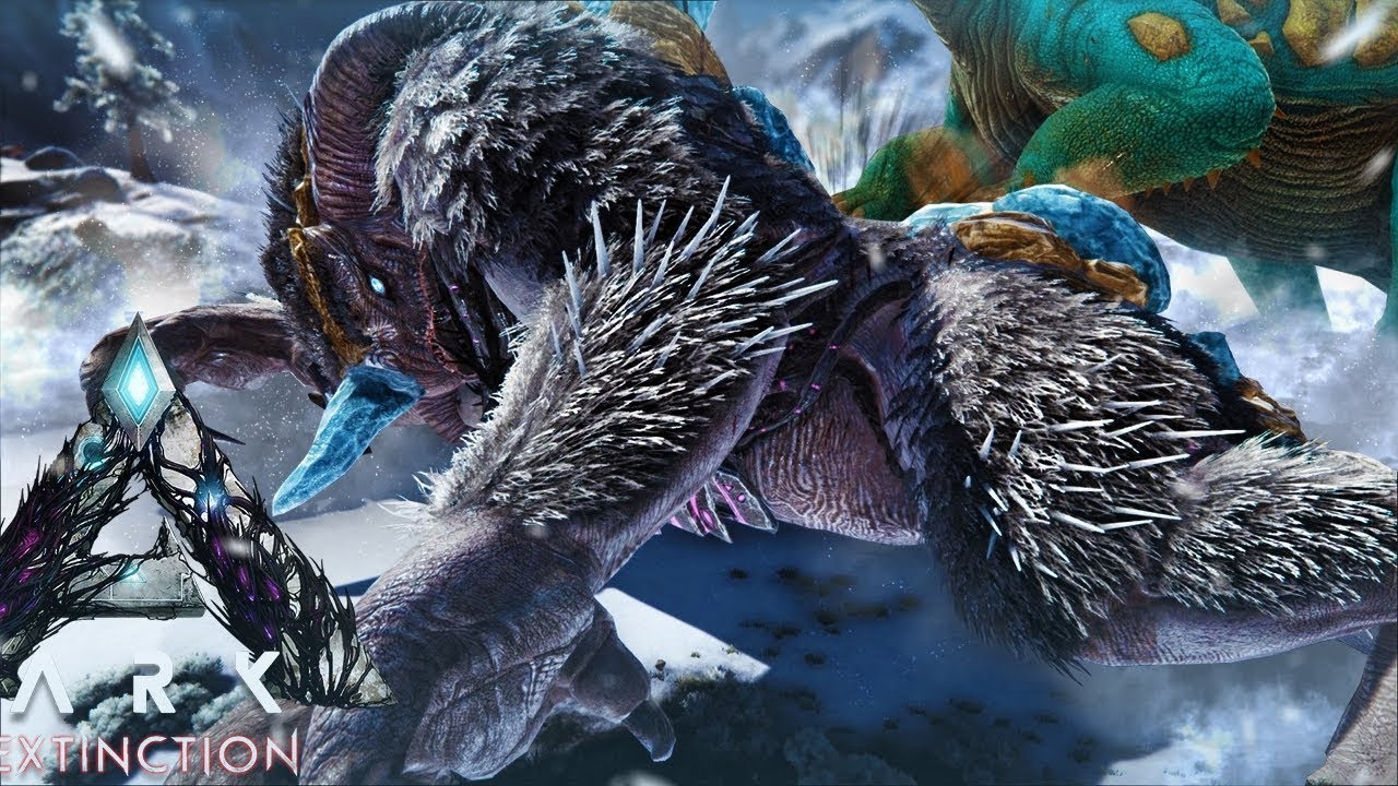 ARK Extinction - DID THAT REALLY HAPPEN!? - Taming The Ice Titan & A ...
