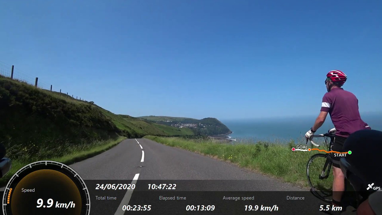 Road cycling from Simonsbath - Exmoor, Lynmouth - North Devon ロードサイクリング ...