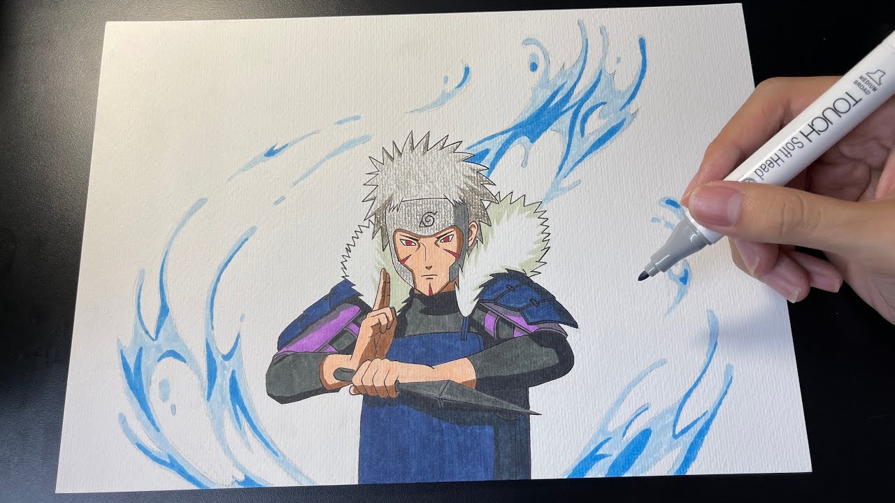 Drawing Tobirama Senju | Naruto Shippuden - YouTube