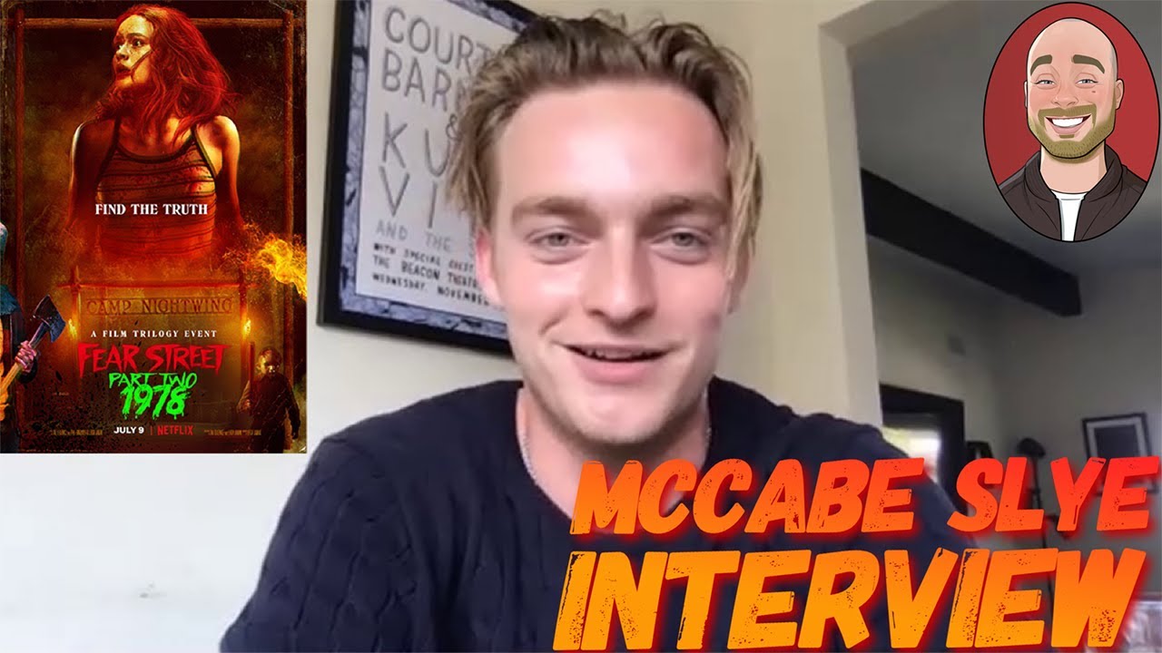McCabe Slye - Interview *Fear Street Part 2: 1978 Spoilers* - YouTube