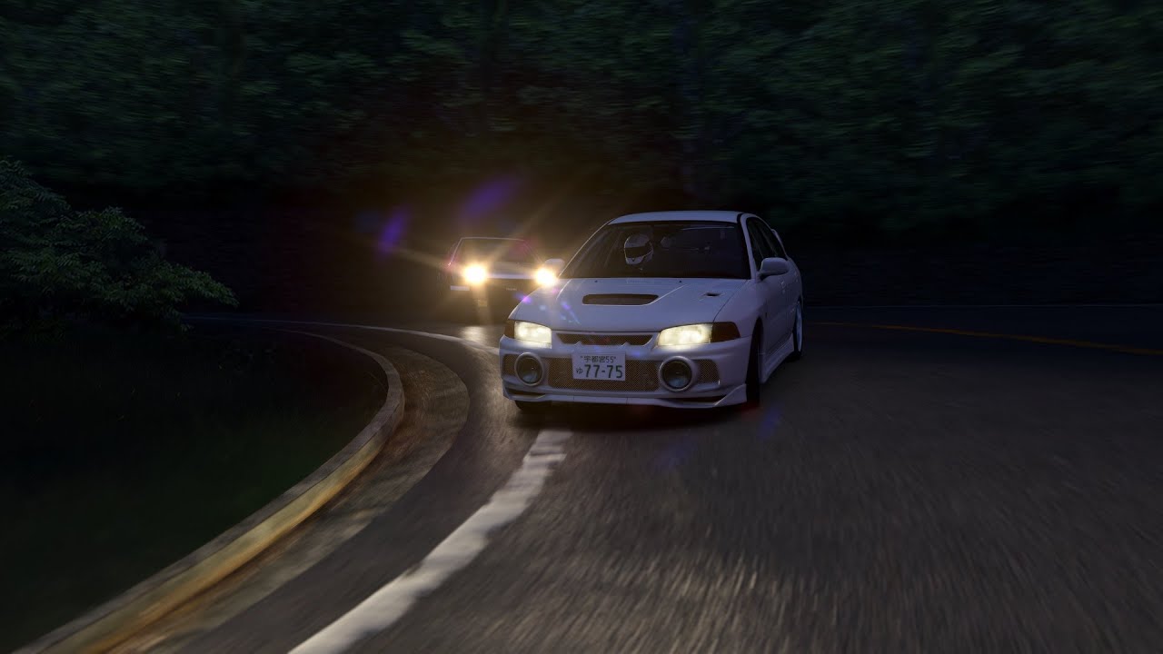 Assetto Corsa x Initial D | Evo 4 vs Ae86 - YouTube
