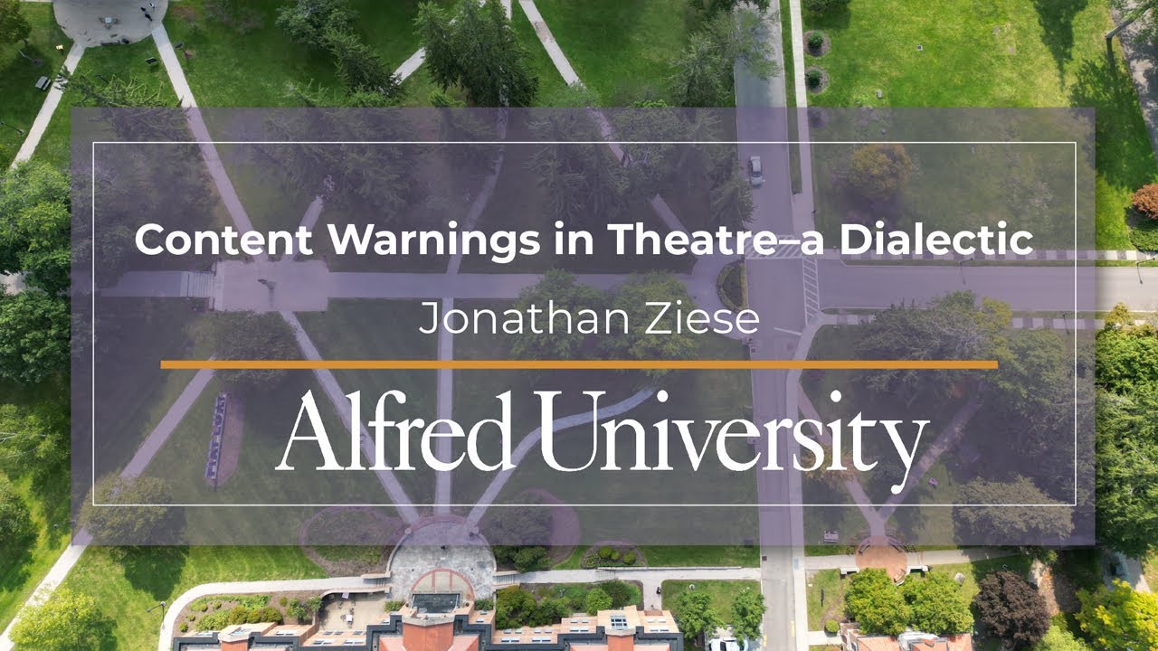 “Content Warnings in Theatre–a Dialectic” with Jonathan Ziese - YouTube