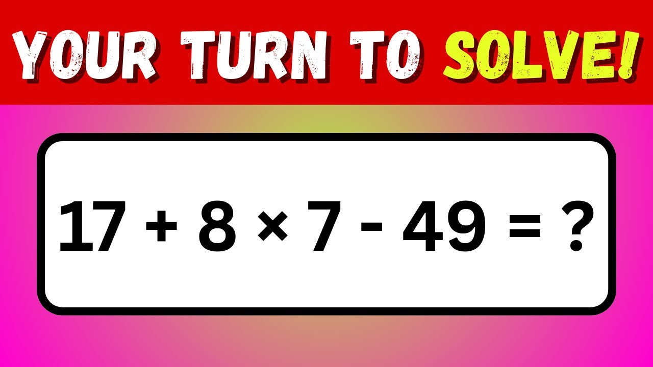 🧩 Math Puzzle Time for Clever Kids | Easy, Medium, Hard | Math with ...