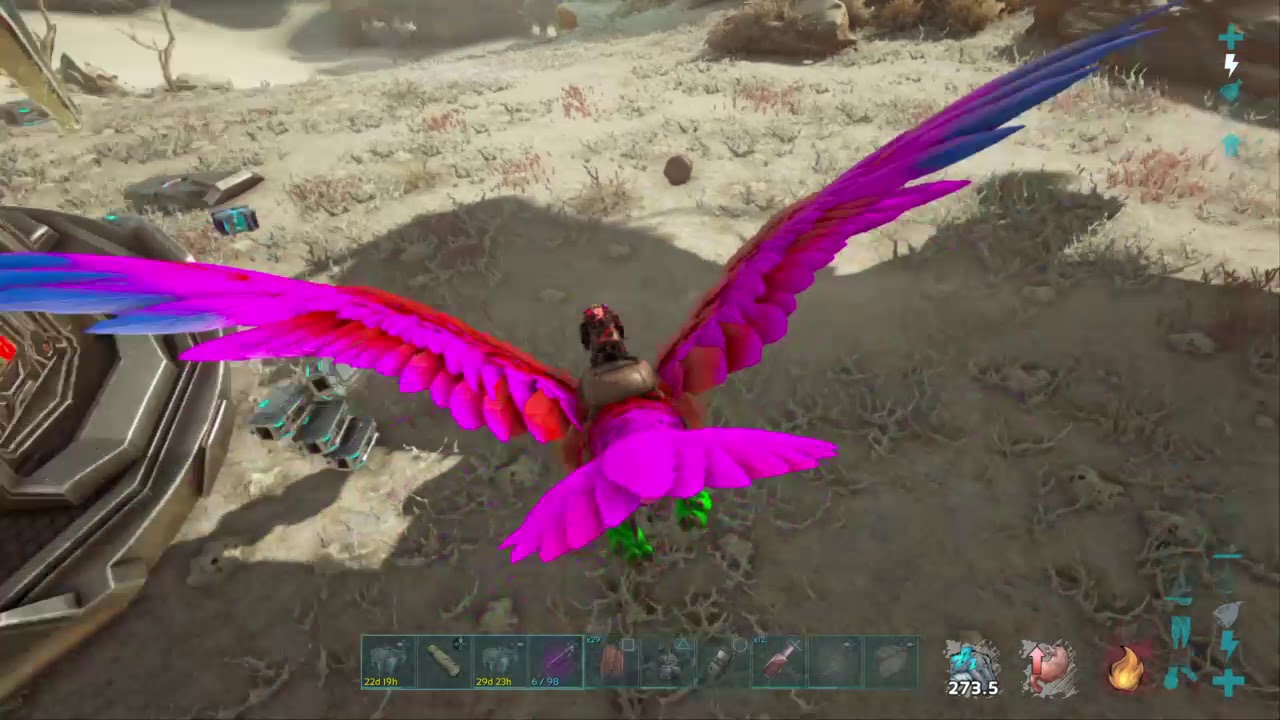 ARK: Survival Evolved Red Osd, and still it looks amazing. - YouTube