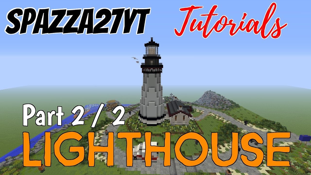 Minecraft Lighthouse & interior Part 2/2 Tutorial - YouTube