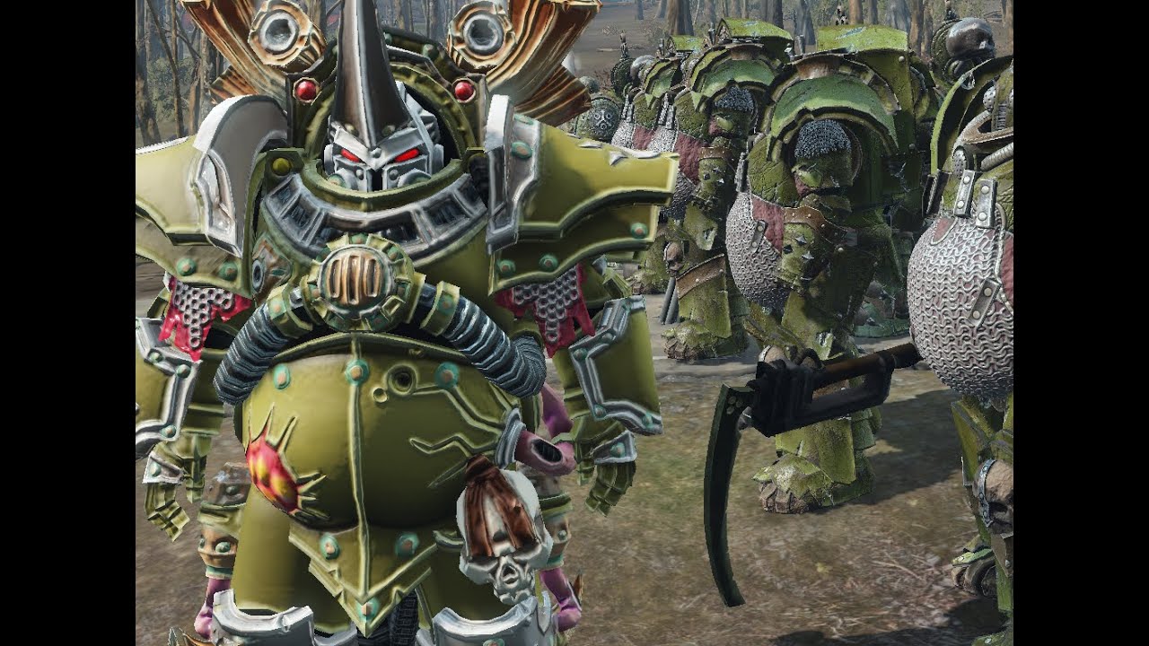 Death Guard Terminators - led by Typhus - YouTube