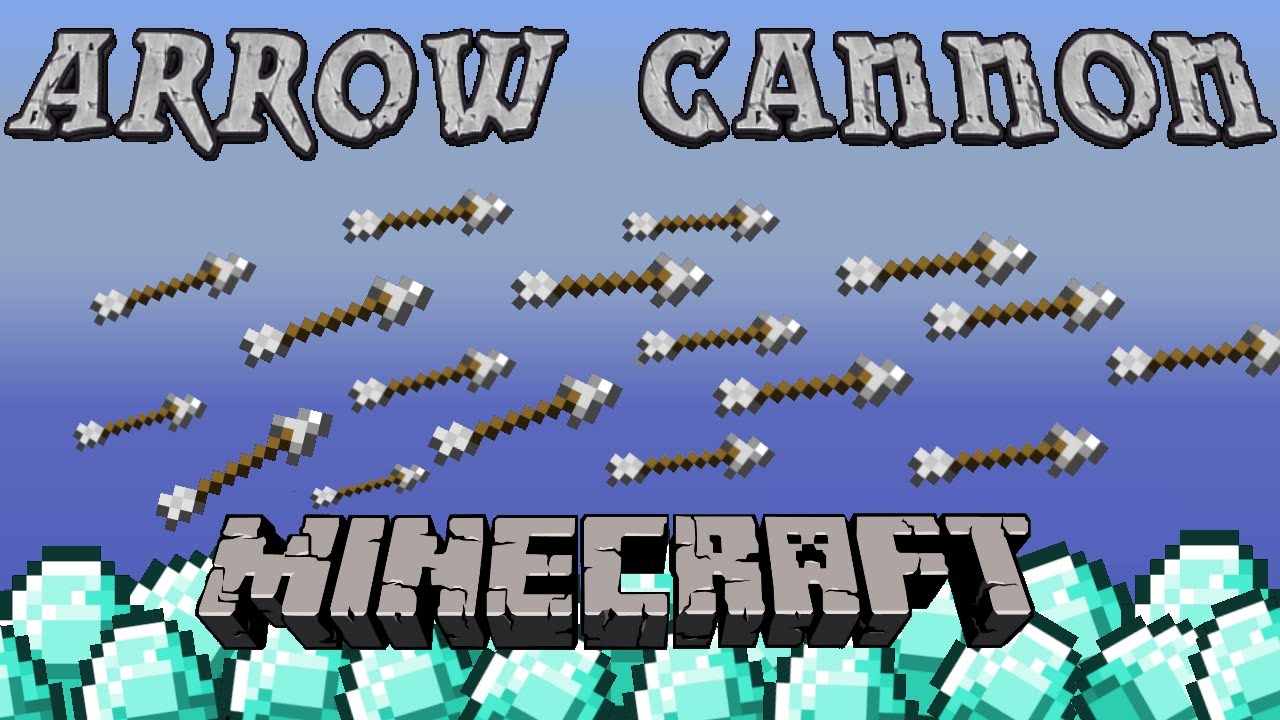 Minecraft Showcase | Compact and Powerful Arrow Cannons in 1.5 - YouTube