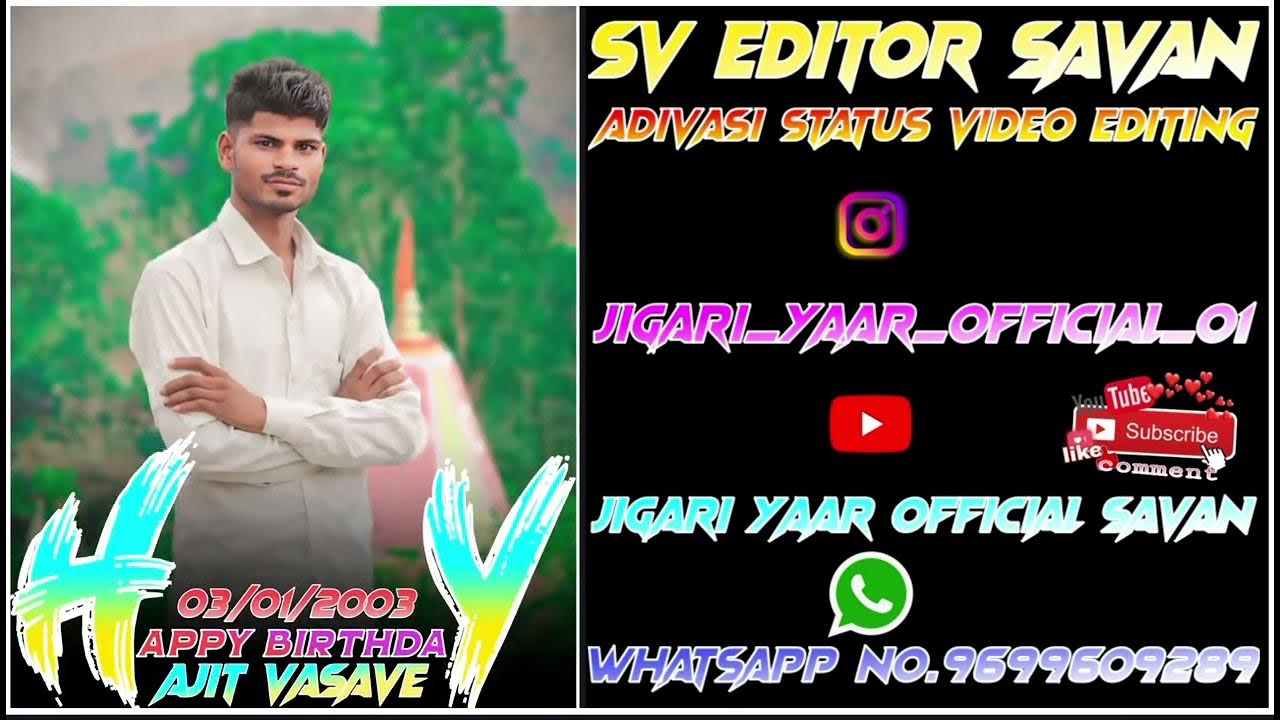 Alight Motion Video Adivasi Happy Birthday Ajith Bhai ðŸŽðŸŽˆðŸŽ‚🎉 Youtube